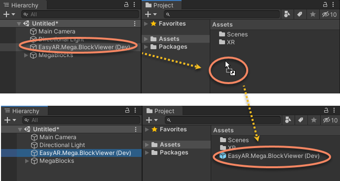 Block浏览工具（Unity开发） — EasyAR Mega 文档